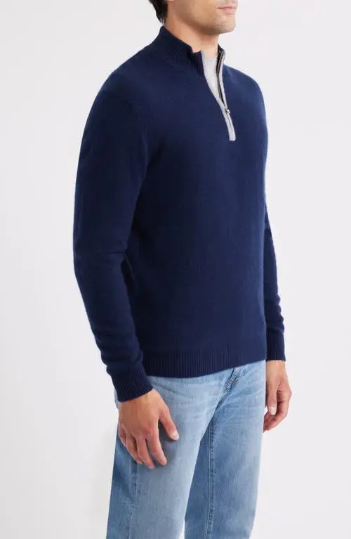 Johnnie-o Niccolo Cashmere Quarter Zip Sweater
