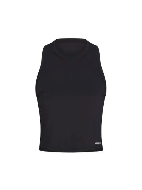 PB5STAR Cropped Racerback Tank Top - Arctic