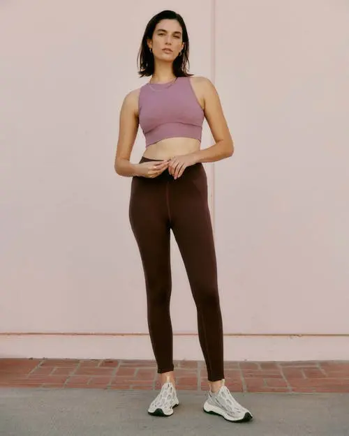 REFORMER Compression Legging With Fused Waistband - Maple