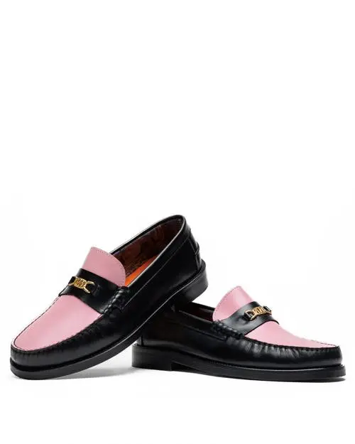 NAKED WOLFE Roma Diamond Loafer - Pink