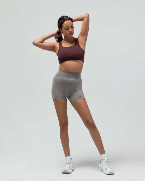 REFORMER Clean Finish Compression Bra - Maple