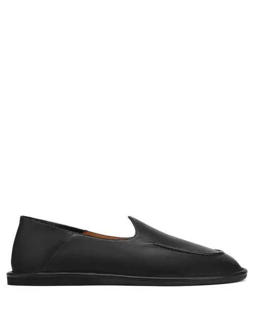 NAKED WOLFE Reef Leather Slip-on - Black