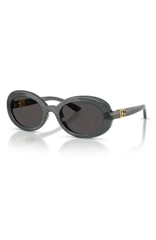 Dolce & Gabbana 49mm Oval Sunglasses