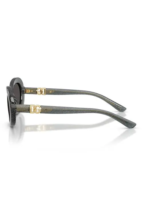 Dolce & Gabbana 49mm Oval Sunglasses