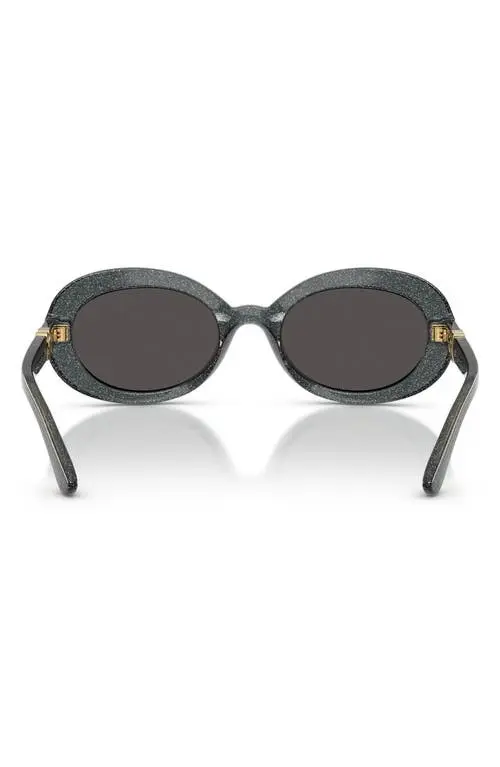 Dolce & Gabbana 49mm Oval Sunglasses