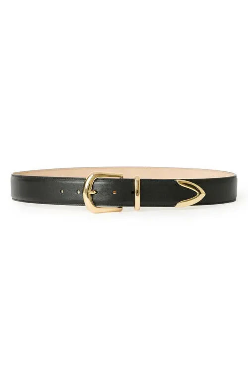 B-low The Belt Marc Leather Belt - Black Gold