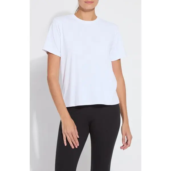 Lyssé Boxy Jersey T-shirt - White