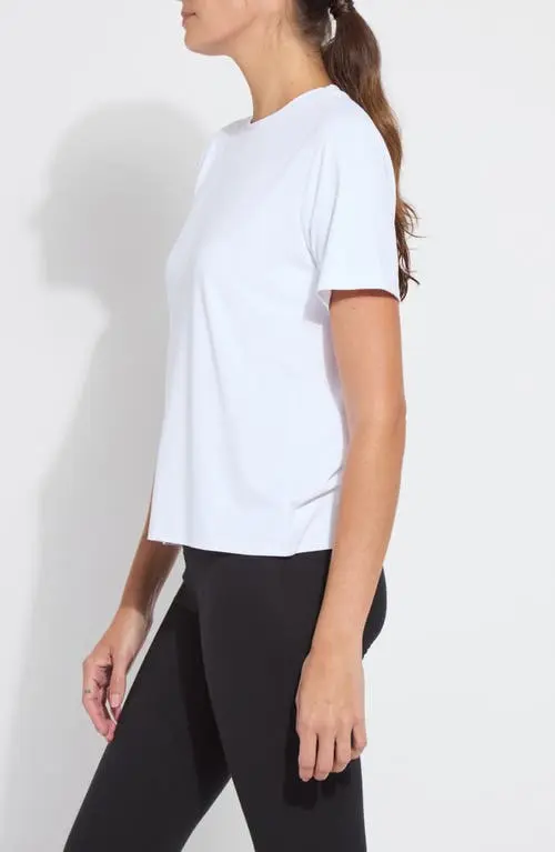 Lyssé Boxy Jersey T-shirt - White