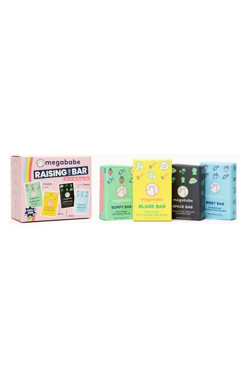 MEGABABE Raising The Bar Do-it-all Soap Set $32 Value - No Color