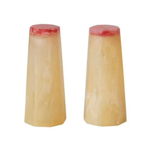 STORIED HOME 2-tone Resin Salt And Pepper Shakers - Tan