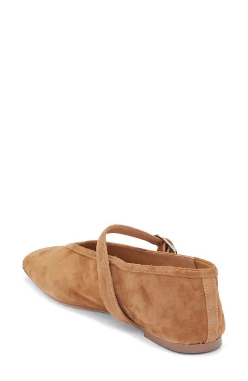 TONY BIANCO Bobbi Mary Jane Flat - Taupe Suede