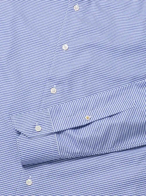 Robert Talbott Reynolds Contemporary Check Twill Shirt - Navy