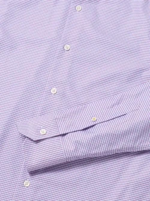 Robert Talbott Reynolds Contemporary Check Twill Shirt - Raspberry