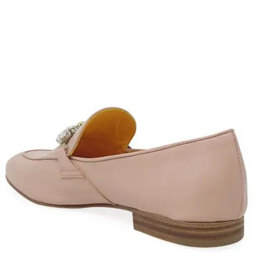MADISON MAISON Flat Jewel Loafer - Pink