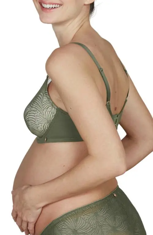 CACHE COEUR Dahlia Maternity/nursing Bra - Khaki