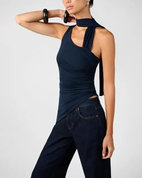 WeWoreWhat One-shoulder Draped Top