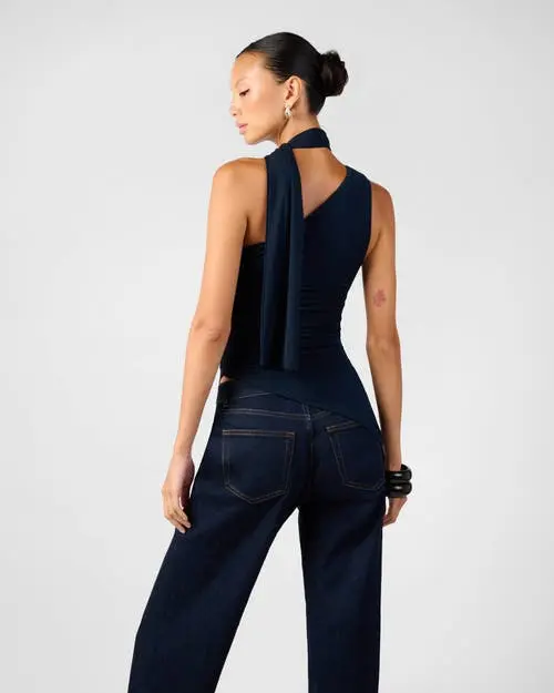 WeWoreWhat One-shoulder Draped Top