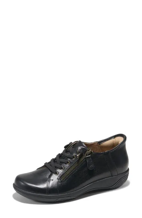 HALSA FOOTWEAR Alma Leather Sneakers - Black