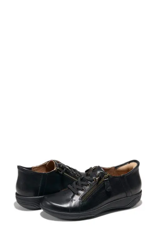 HALSA FOOTWEAR Alma Leather Sneakers - Black