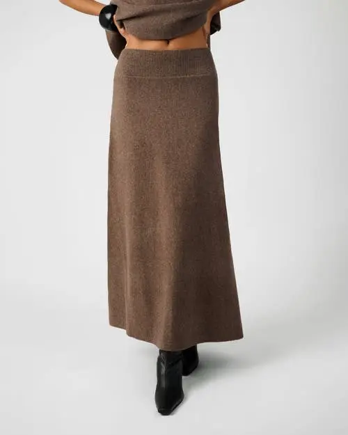 WeWoreWhat A-line Midi Sweater Skirt