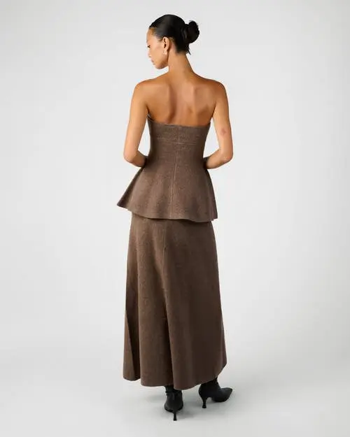 WeWoreWhat A-line Midi Sweater Skirt