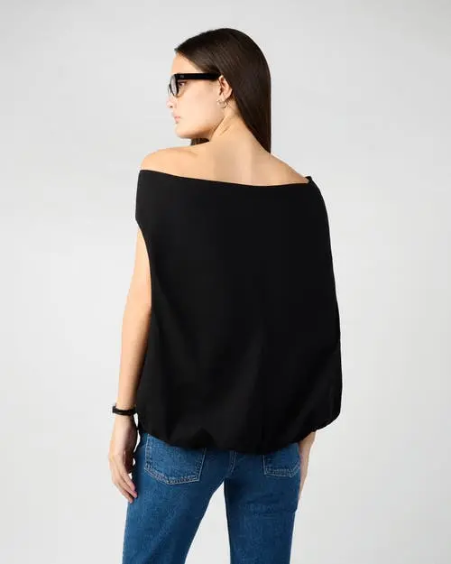 WeWoreWhat Off-the-shoulder Cape Top