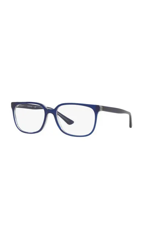 LENSCRAFTERS 58mm Rectangle Optical Glasses - Blue