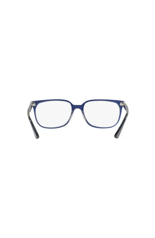 LENSCRAFTERS 58mm Rectangle Optical Glasses - Blue