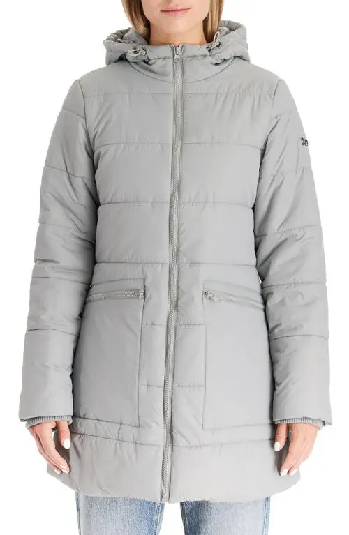 MODERN ETERNITY Gianna 3-in-1 Maternity Hybrid Puffer Jacket - Graphite