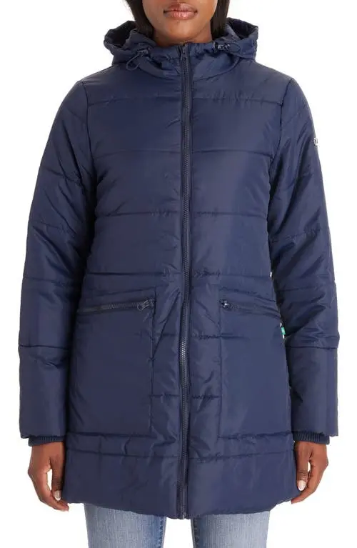 MODERN ETERNITY Gianna 3-in-1 Maternity Hybrid Puffer Jacket - Navy