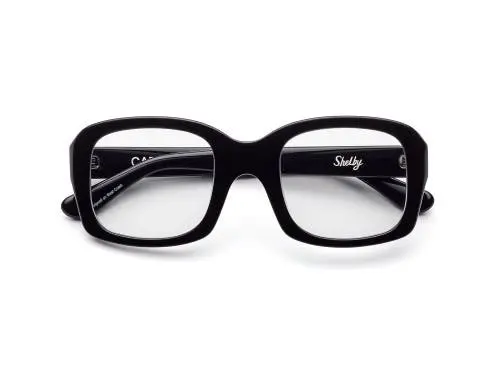 CADDIS Shelby Reading Glasses By - Gloss Black