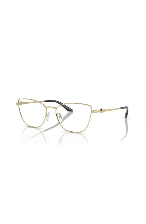 Armani Exchange 53mm Cat Eye Optical Glasses - Gold