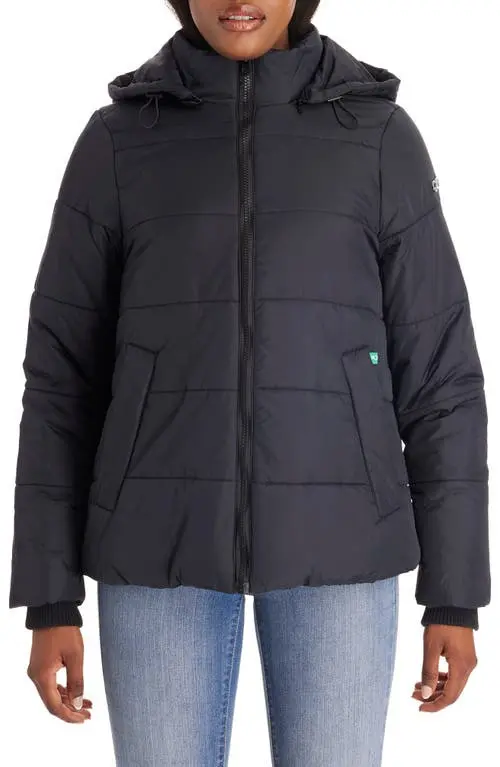 MODERN ETERNITY Leia 3-in-1 Bomber Maternity Puffer Jacket - Black