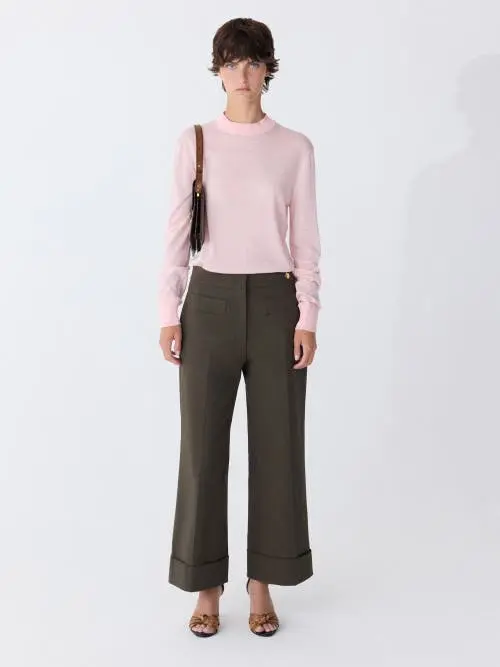 CALLAS MILANO Brody Cropped-cuff Pant - Forest