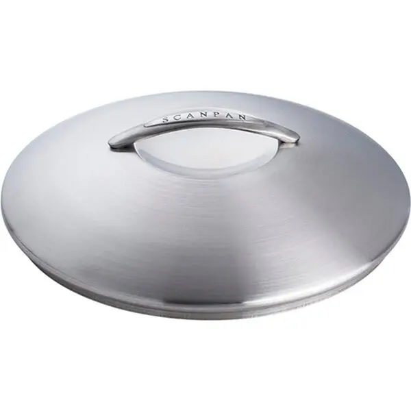 SCANPAN Professional 6.25 Inch Stainless Steel Lid - Black