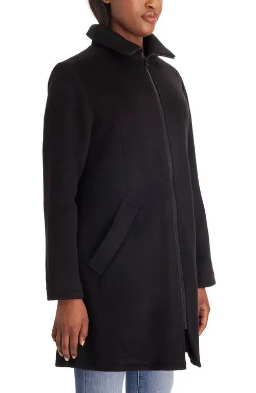 MODERN ETERNITY Khloe 3-in-1 Wool-blend Maternity Coat - Black
