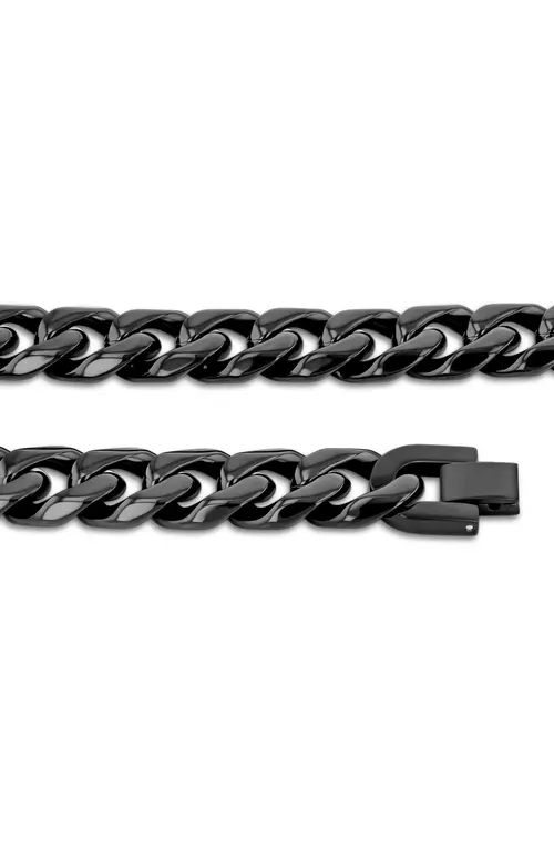 LARSON JEWELERS Stainless Steel Chain - Black