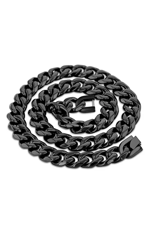 LARSON JEWELERS Stainless Steel Chain - Black
