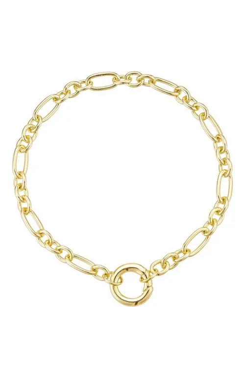 UNTAMED PETALS Classic Link Charm Bracelet - Gold