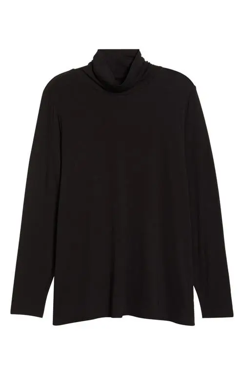 Eileen Fisher Turtleneck Top - Black
