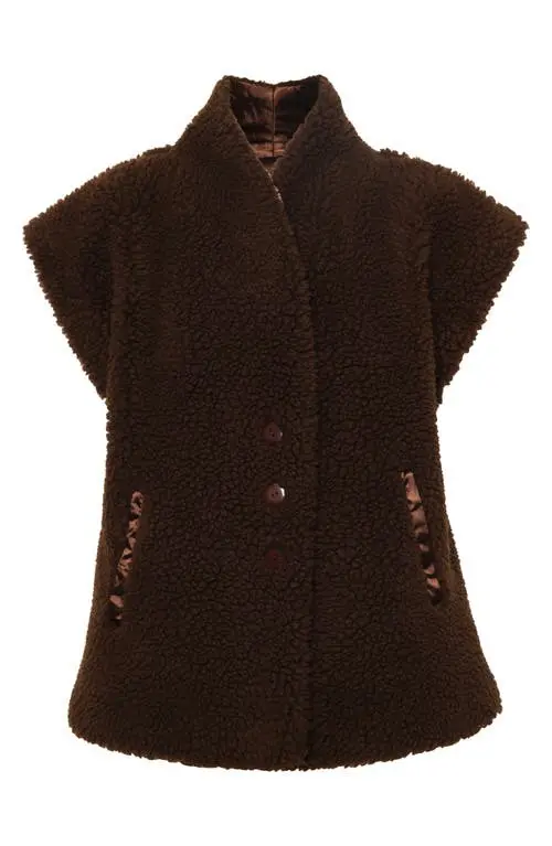 THE LULO PROJECT Faux Shearling Vest