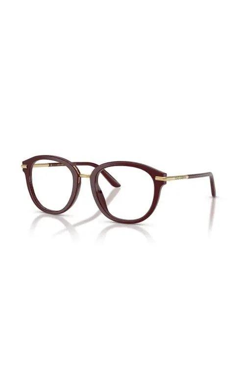 Dolce & Gabbana 50mm Phantos Optical Glasses - Red