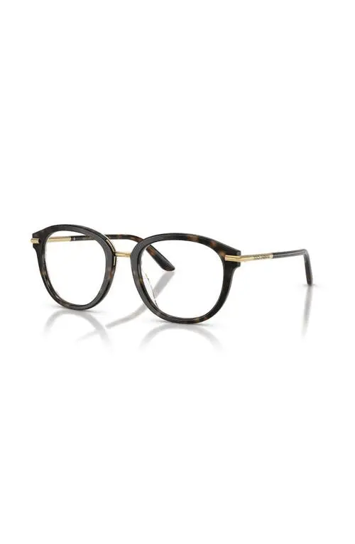Dolce & Gabbana 50mm Phantos Optical Glasses - Tortoise