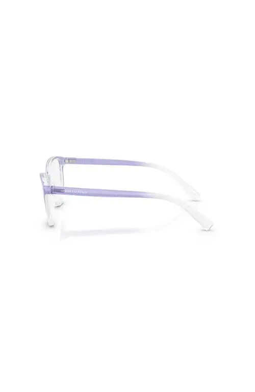 Armani Exchange 53mm Rectangle Optical Glasses - Violet