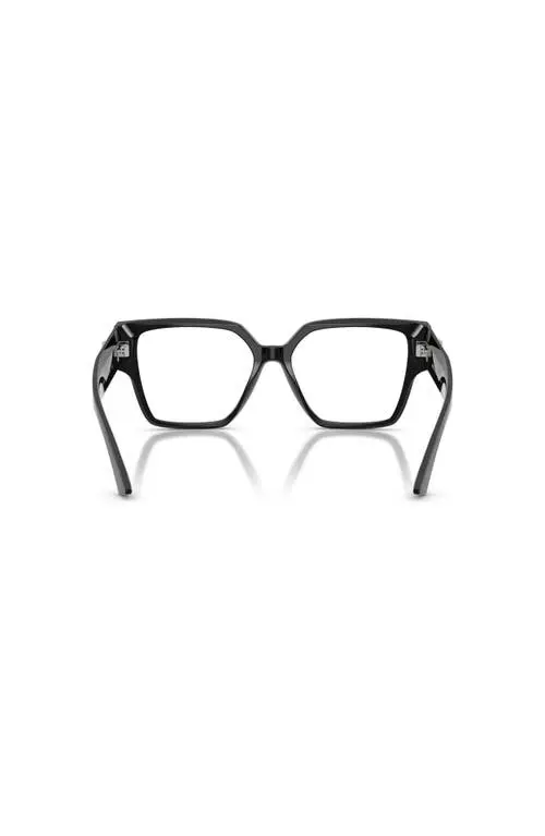 JIMMY CHOO Square Acetate Eyeglasses - Black