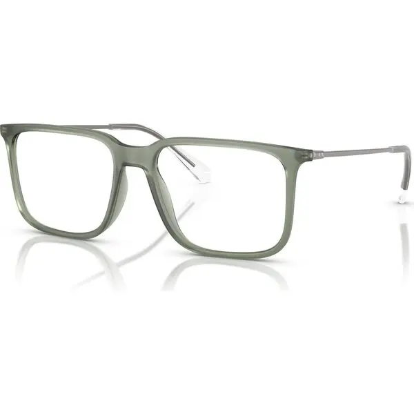 Armani Exchange 55mm Square Optical Glasses - Green