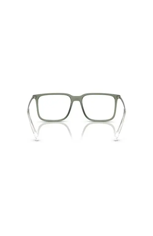Armani Exchange 55mm Square Optical Glasses - Green