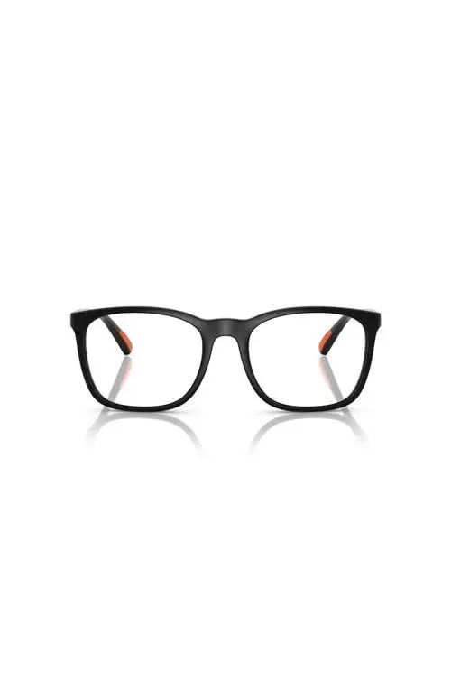 Polo Ralph Lauren 54mm Rectangle Optical Glasses - Black