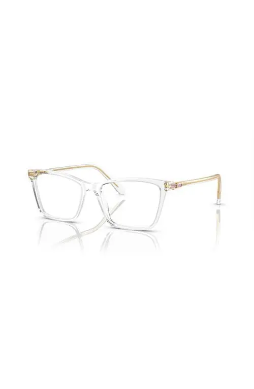 SWAROVSKI 51mm Rectangle Optical Glasses - Transparent