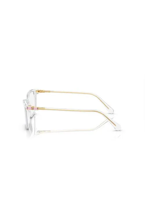 SWAROVSKI 51mm Rectangle Optical Glasses - Transparent